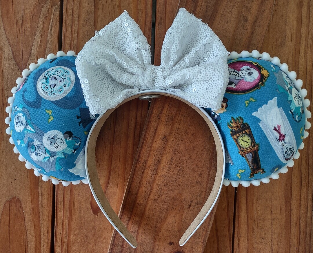 Haunted Mansion Hitchhiking Ghost Mickey Mouse Minnie Mouse Ears - Etsy