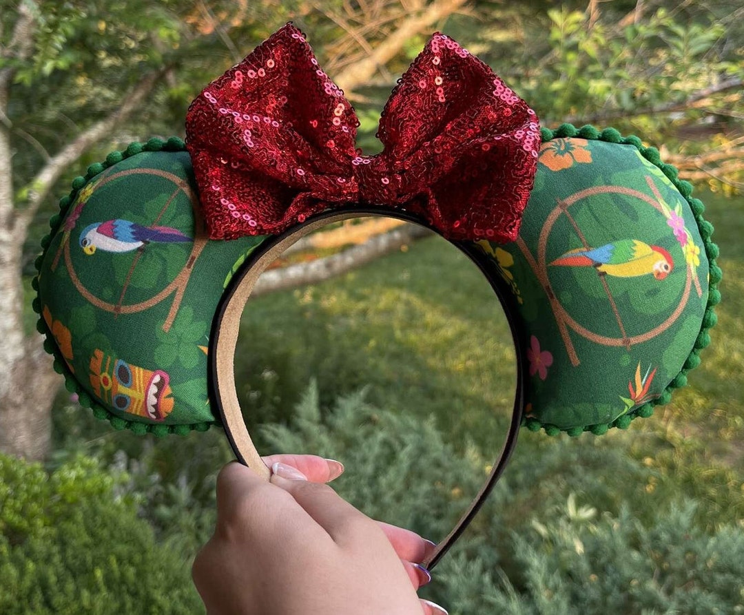 Tiki Tiki Room Mickey Mouse Minnie Mouse Ears - Etsy