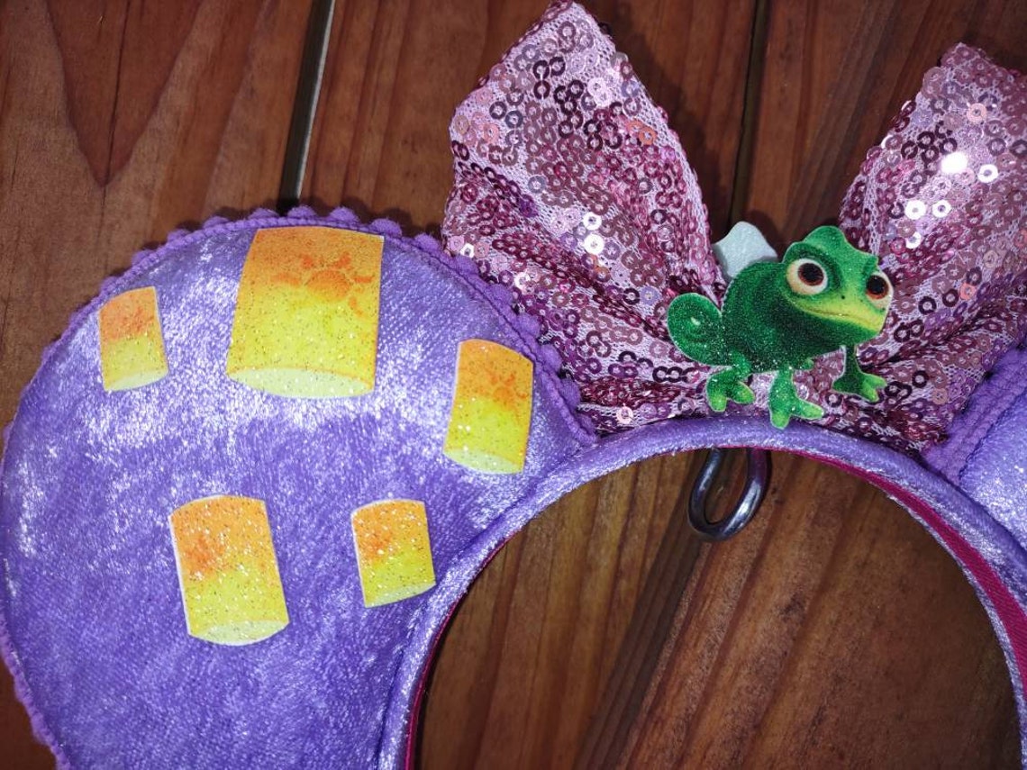 Tangled Rapunzel With Pascal Mickey Mouse Minnie Mouse Ears - Etsy
