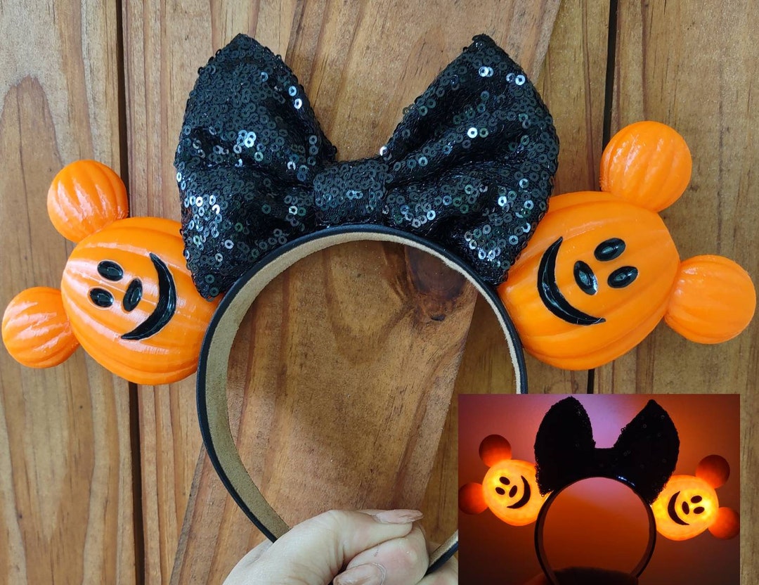 3D Mickey Halloween Pumpkin Ears - Etsy