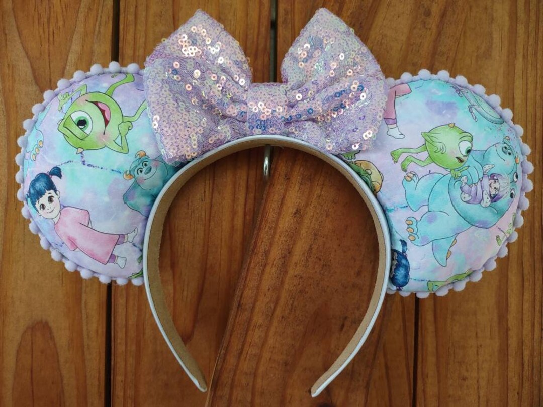 Monster's Inc Boo Mickey Mouse Minnie Mouse Ears - Etsy