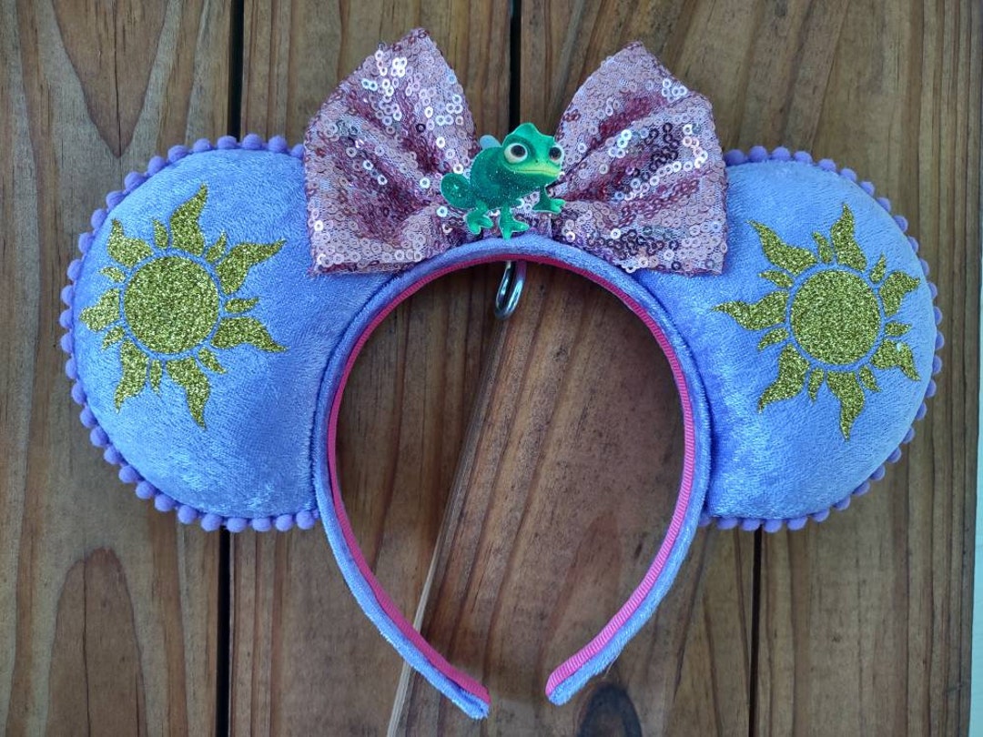 Tangled Rapunzel With Pascal Mickey Mouse Minnie Mouse Ears - Etsy