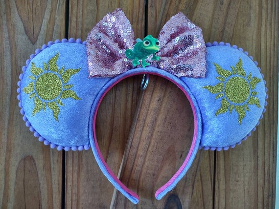 Tangled Rapunzel With Pascal Mickey Mouse Minnie Mouse Ears - Etsy