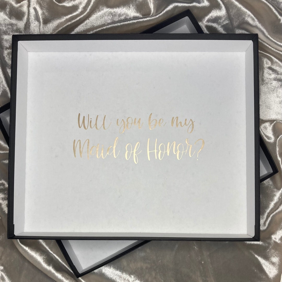 Will You Be My Maid of Honor, Maid of Honor Decal Stickers, Crusive ...