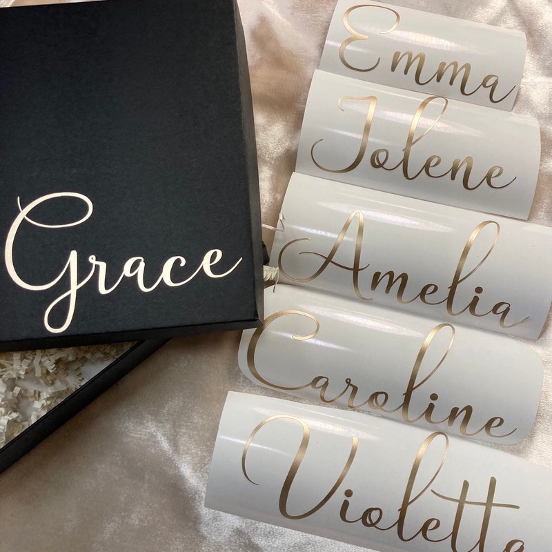 Name Stickers - Etsy
