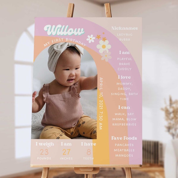 One Groovy Baby Banner - Etsy