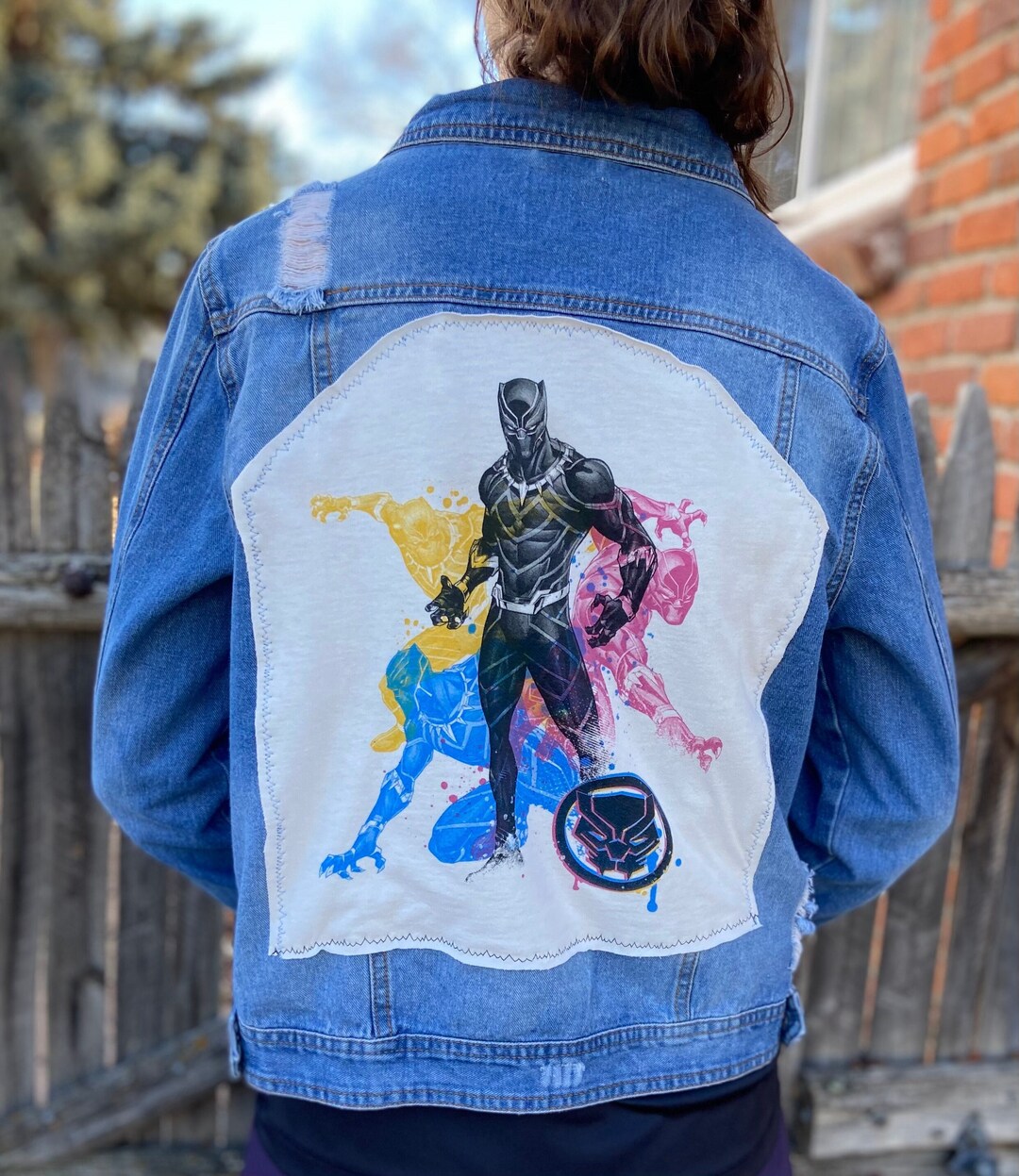 Superheroes Jean Jacket - Etsy