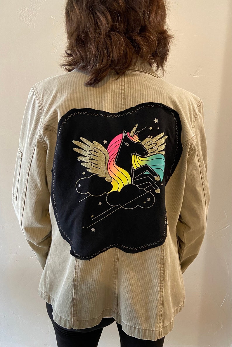 Unicorn Jacket With Sparkles - Etsy