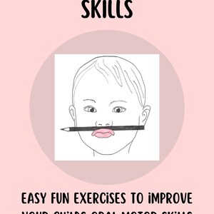 Oral Motor Exercises Including Checklist - Etsy