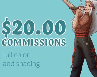 Custom Affordable Digital Art Commissions - Etsy