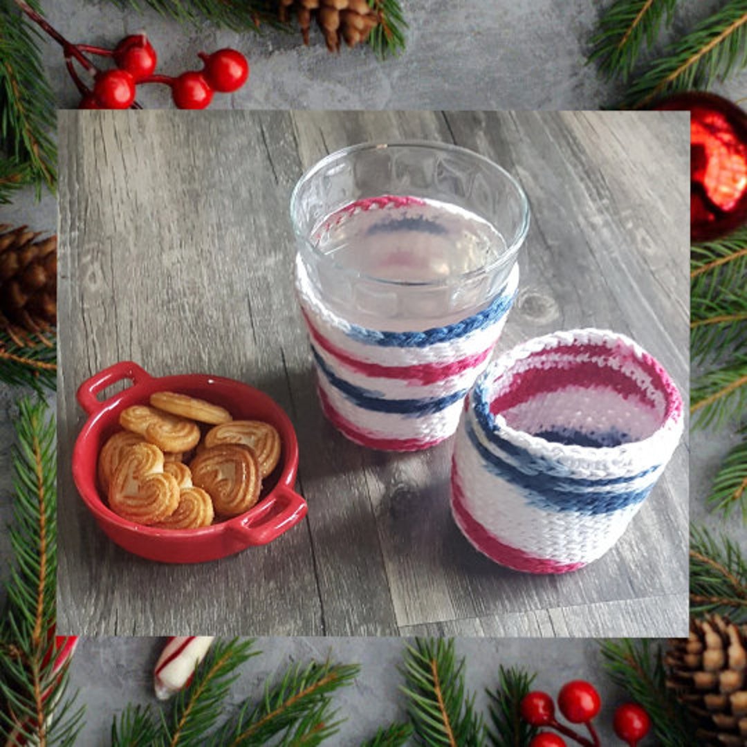 Crochet Glass Cozy Written PDF Pattern - Etsy