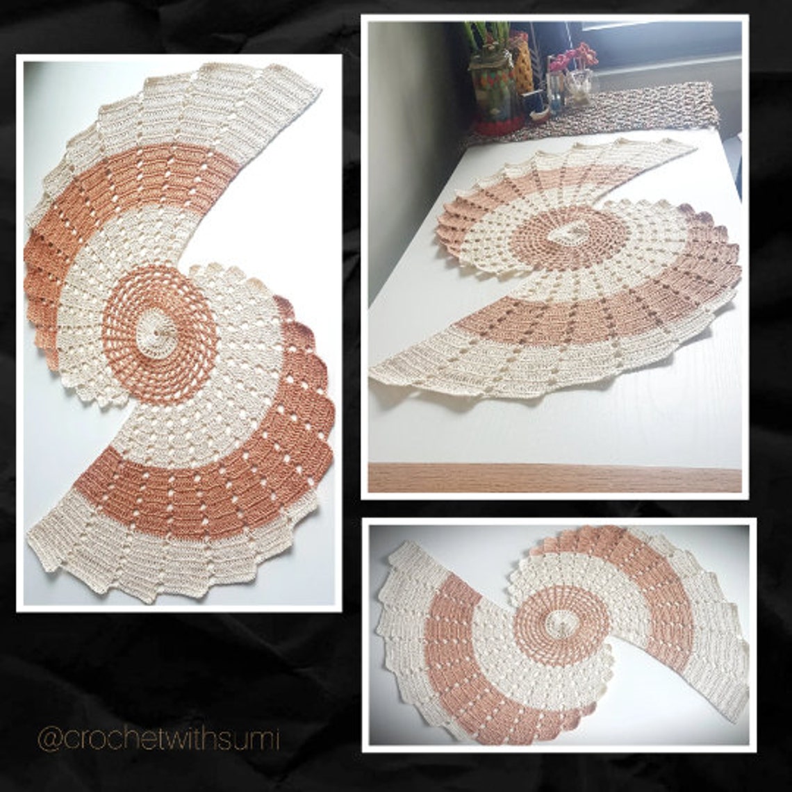 Crochet Shell Table Runner Written PDF Pattern - Etsy