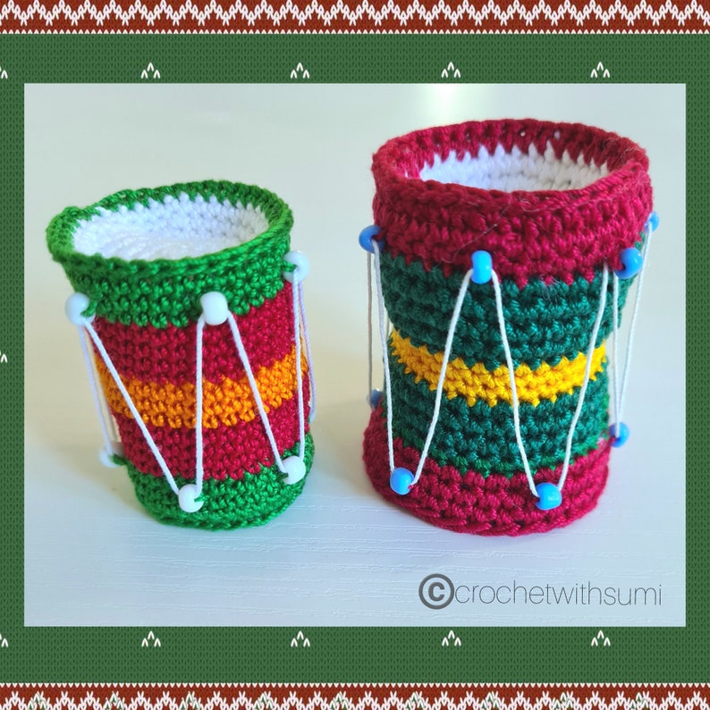 Crochet Drum Written PDF Pattern - Etsy