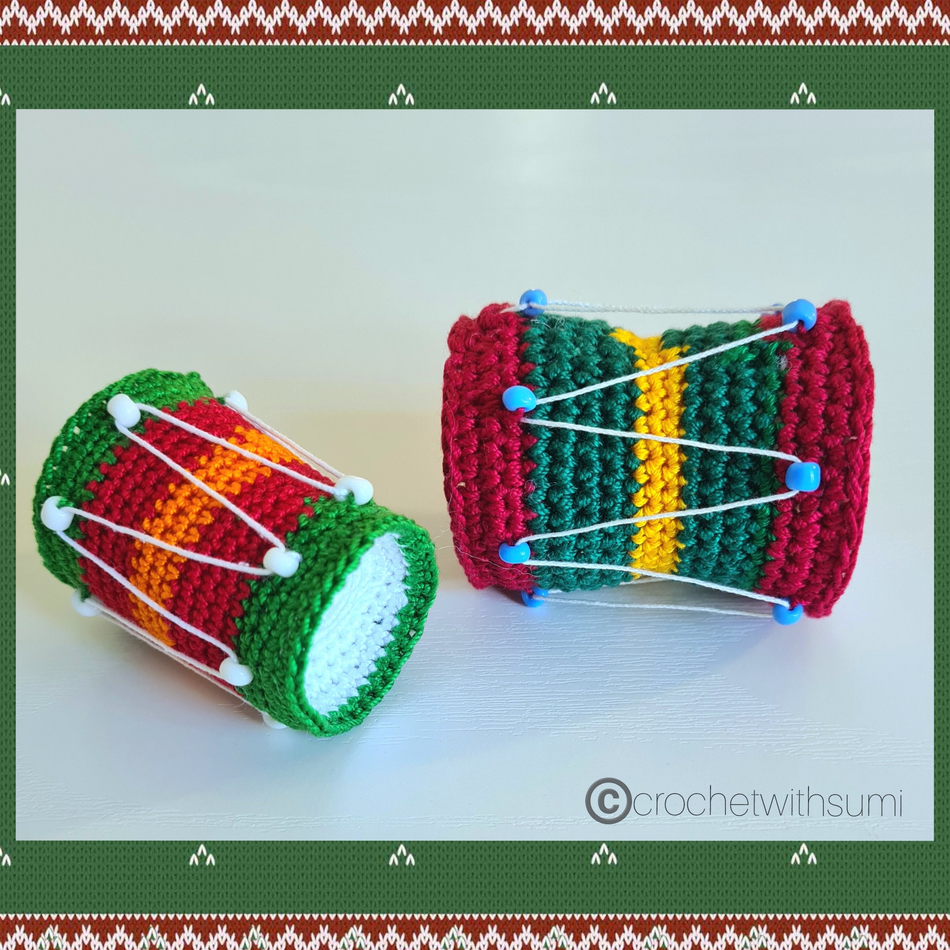 Crochet Drum Written PDF Pattern - Etsy