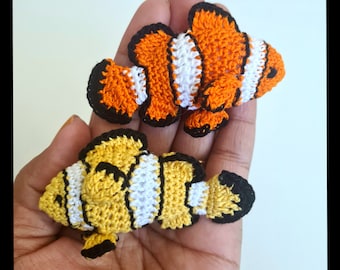 Clown Fish Scarf Pattern Crochet Pdf - Etsy
