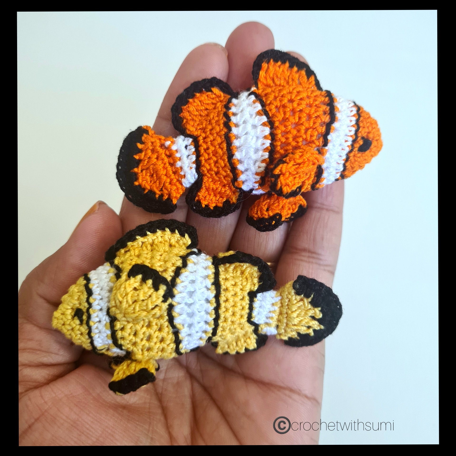 Crochet Clown Fish Written PDF Pattern - Etsy