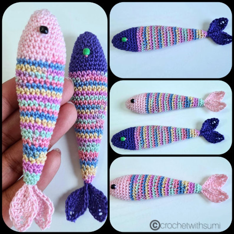 Crochet Fish Written PDF Pattern - Etsy