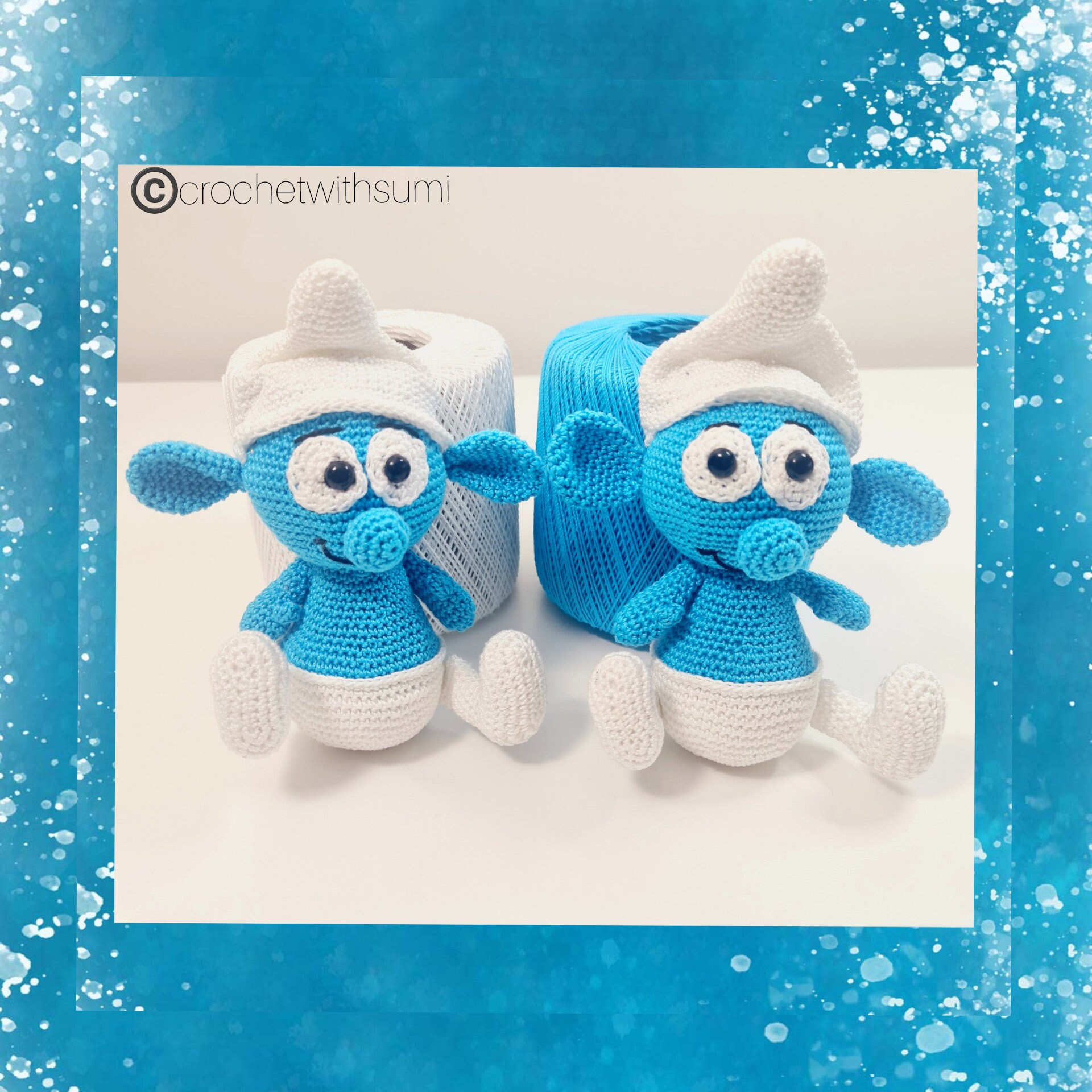 Crochet Smurf Written PDF Pattern - Etsy