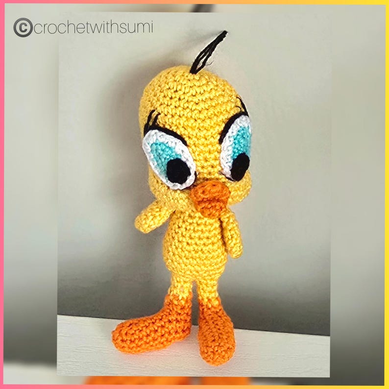 Crochet Tweety Bird Written PDF Pattern - Etsy