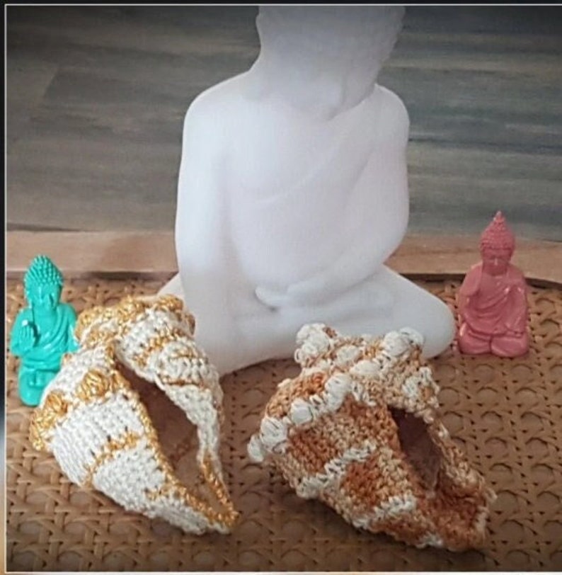 Crochet Conch Seashell Written PDF Pattern - Etsy
