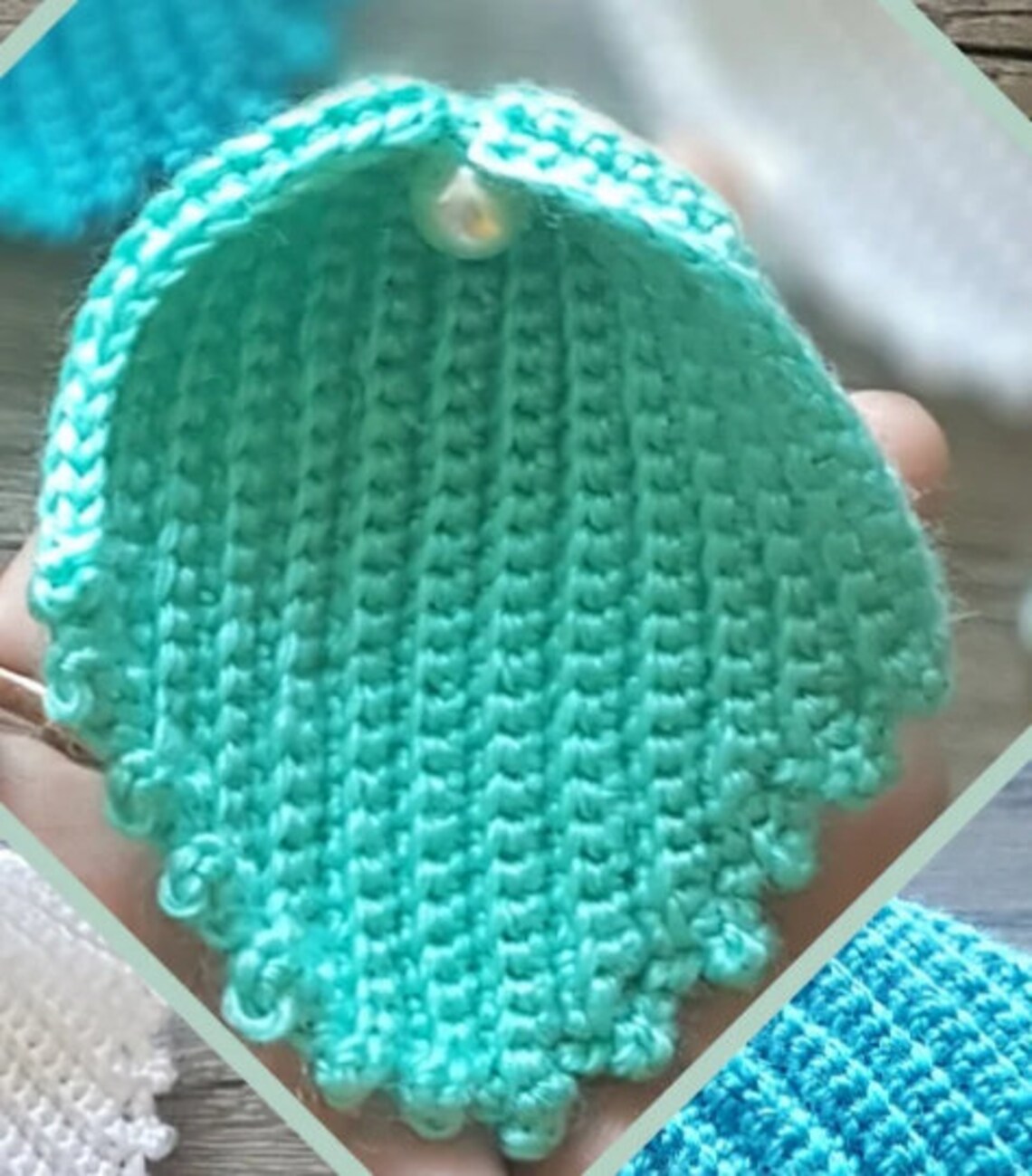 Crochet Scallop Seashell - Etsy