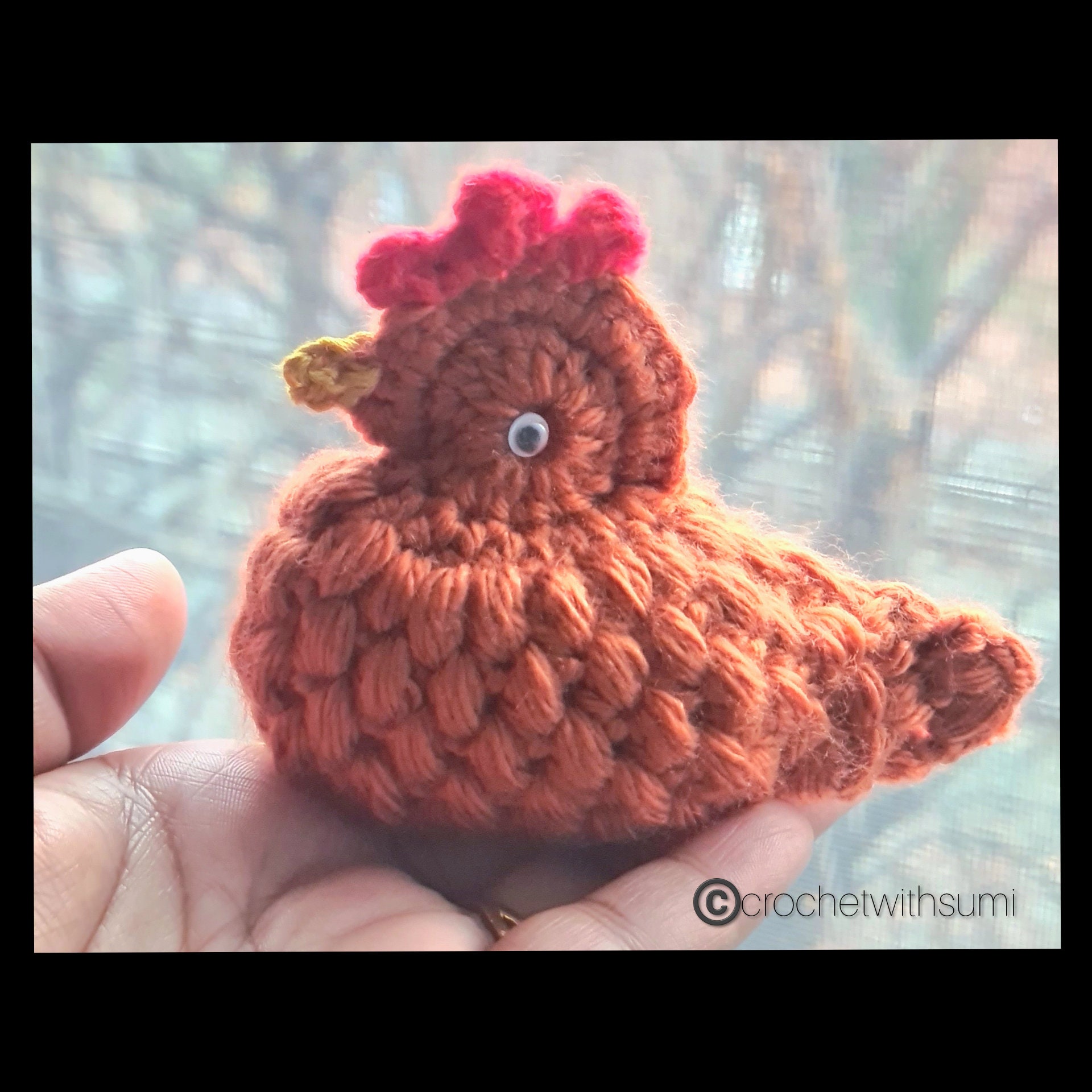 Crochet Hen Written PDF Pattern - Etsy