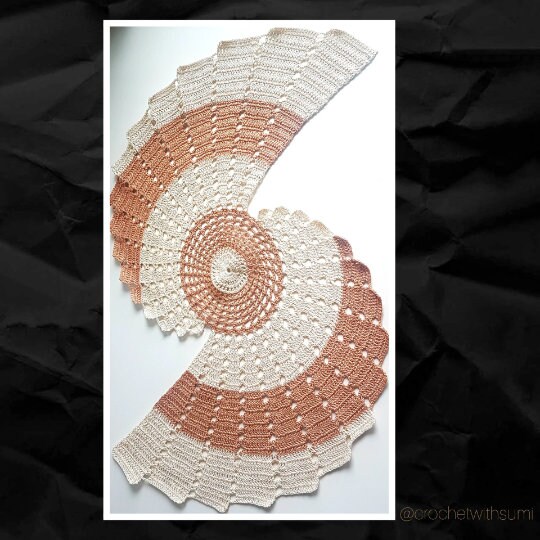 Crochet Shell Table Runner Written PDF Pattern - Etsy