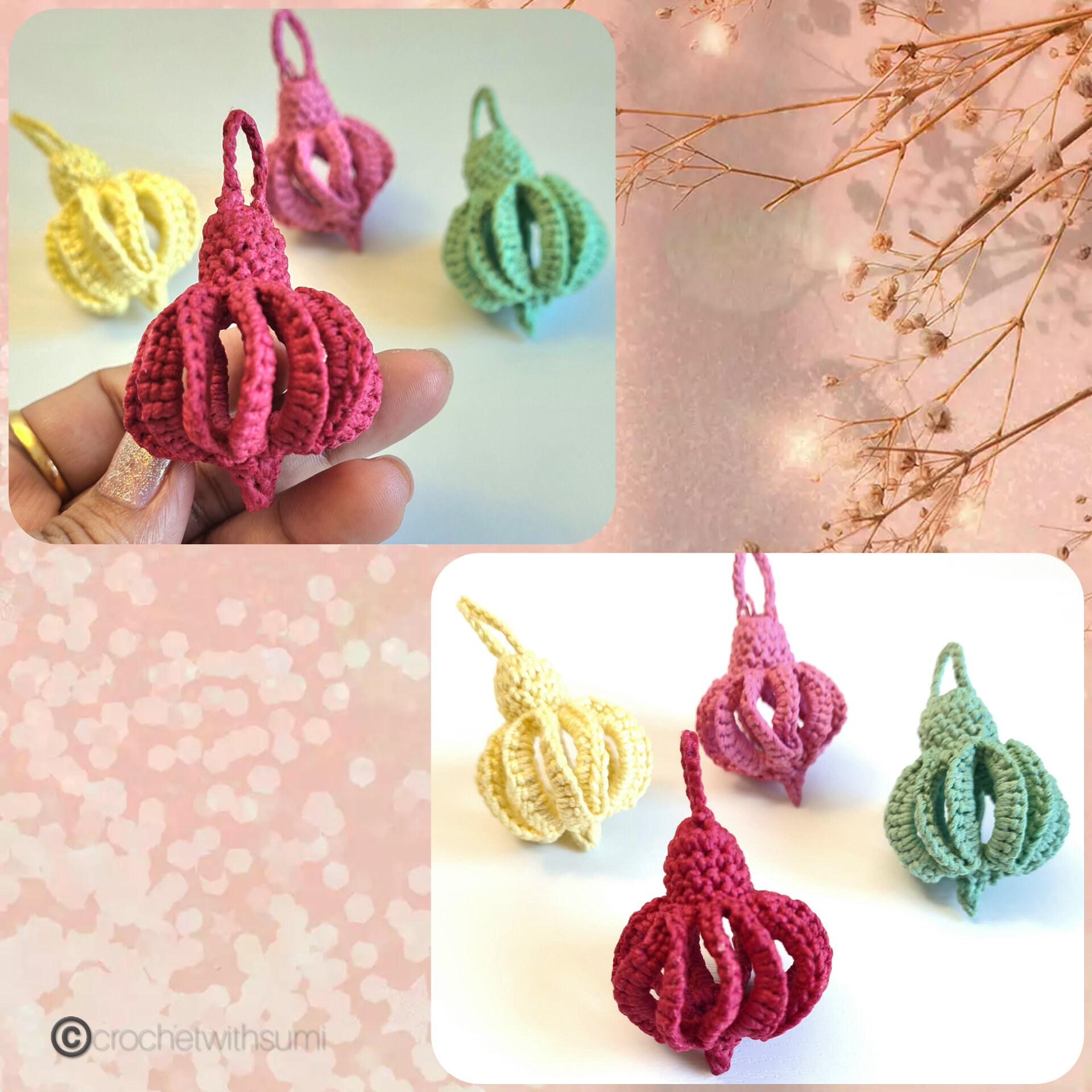 Crochet Lantern Written PDF Pattern - Etsy