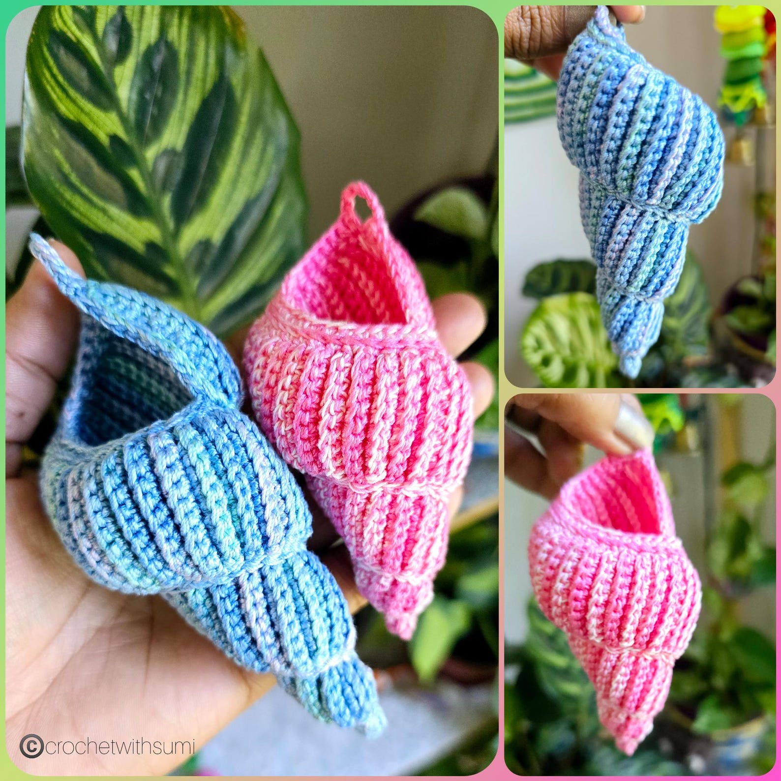 Crochet Spiral Sea Shell Written PDF Pattern - Etsy