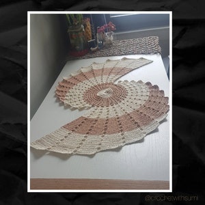 Crochet Shell Table Runner Written PDF Pattern - Etsy