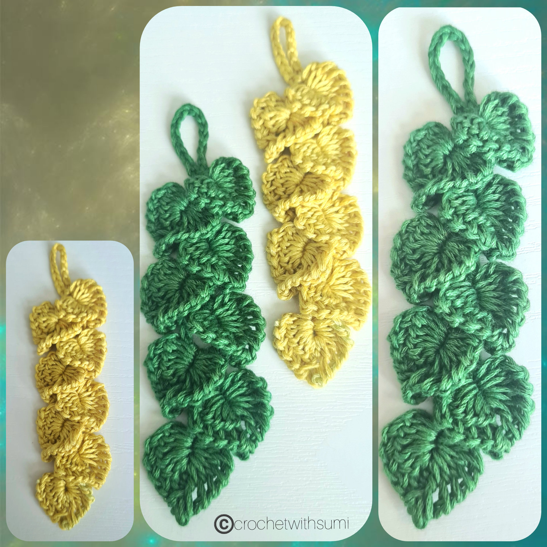 Crochet Leaf Branch Written PDF Pattern (english) - Etsy