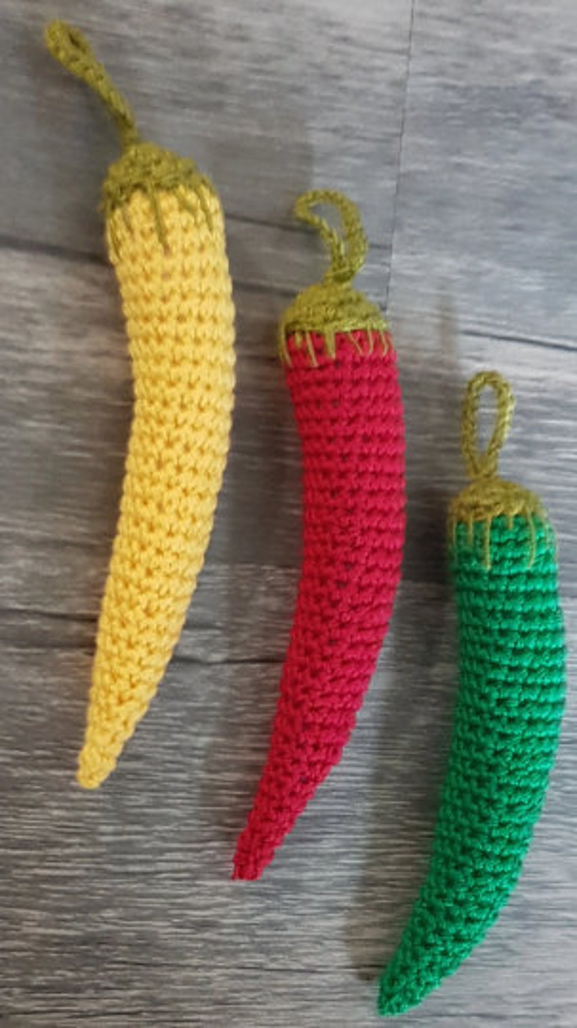 Crochet Chili Pepper Written PDF Pattern - Etsy
