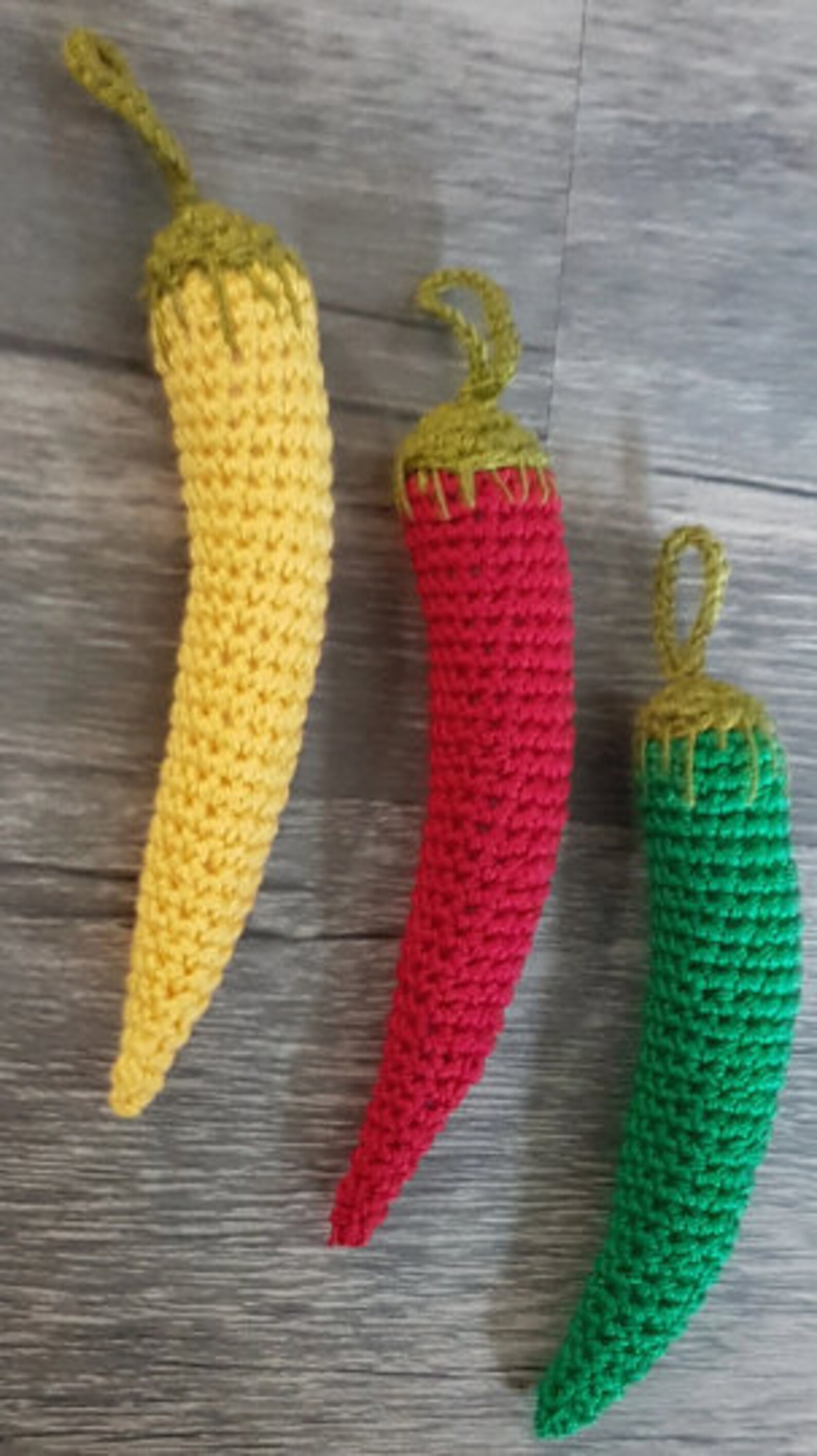 Crochet Chili Pepper Written PDF Pattern - Etsy