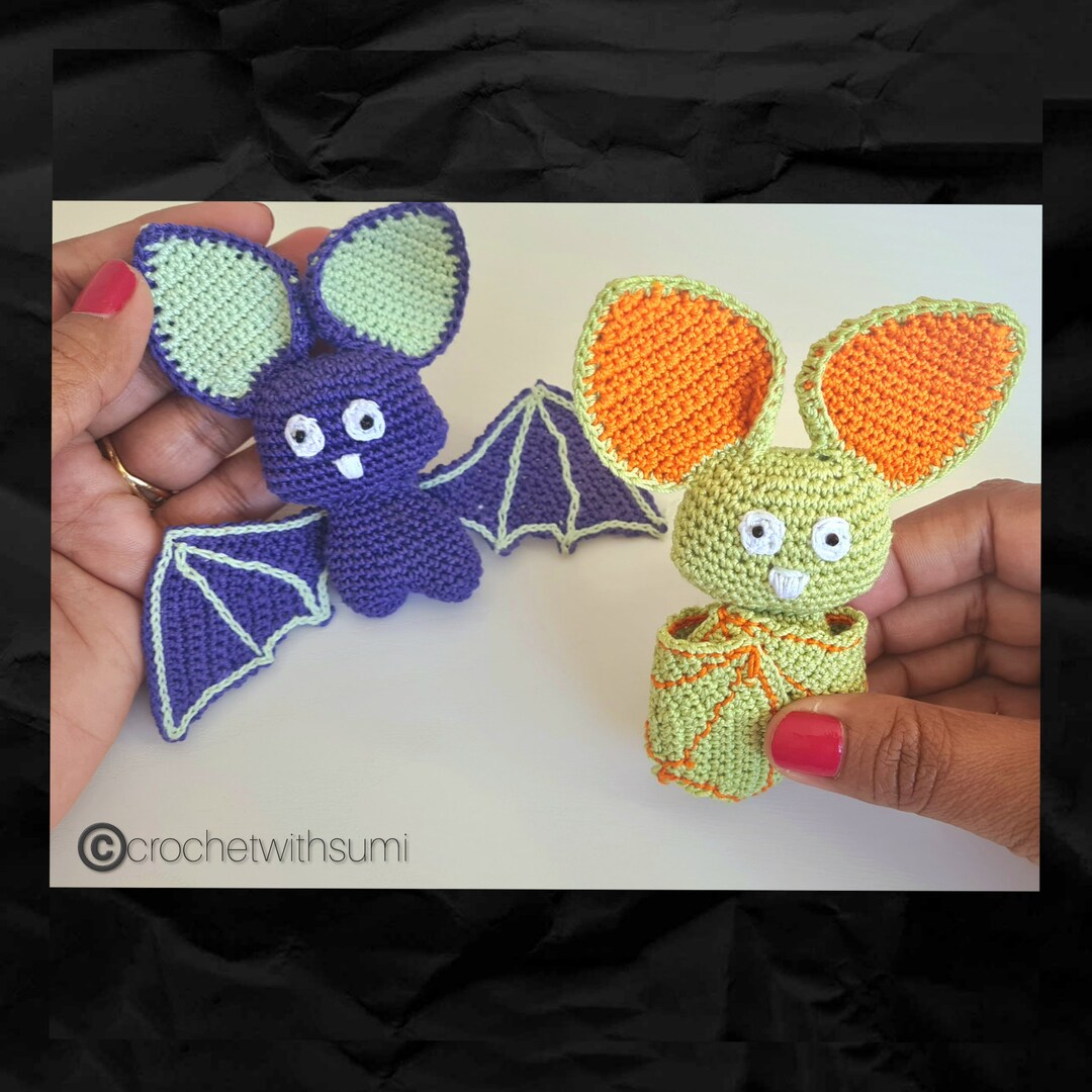 Crochet Bat Written PDF Pattern - Etsy