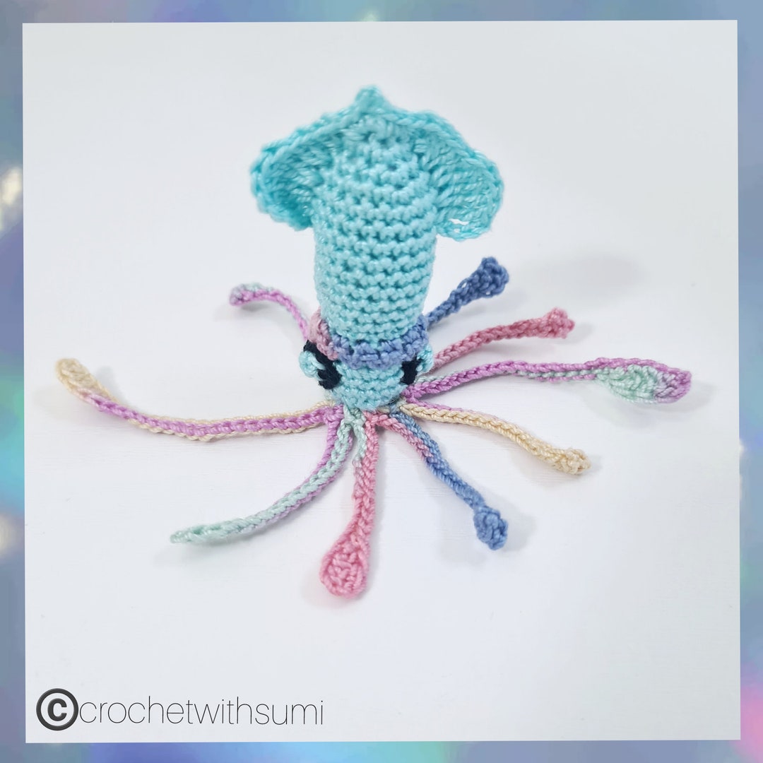 Crochet Squid Written PDF Pattern - Etsy
