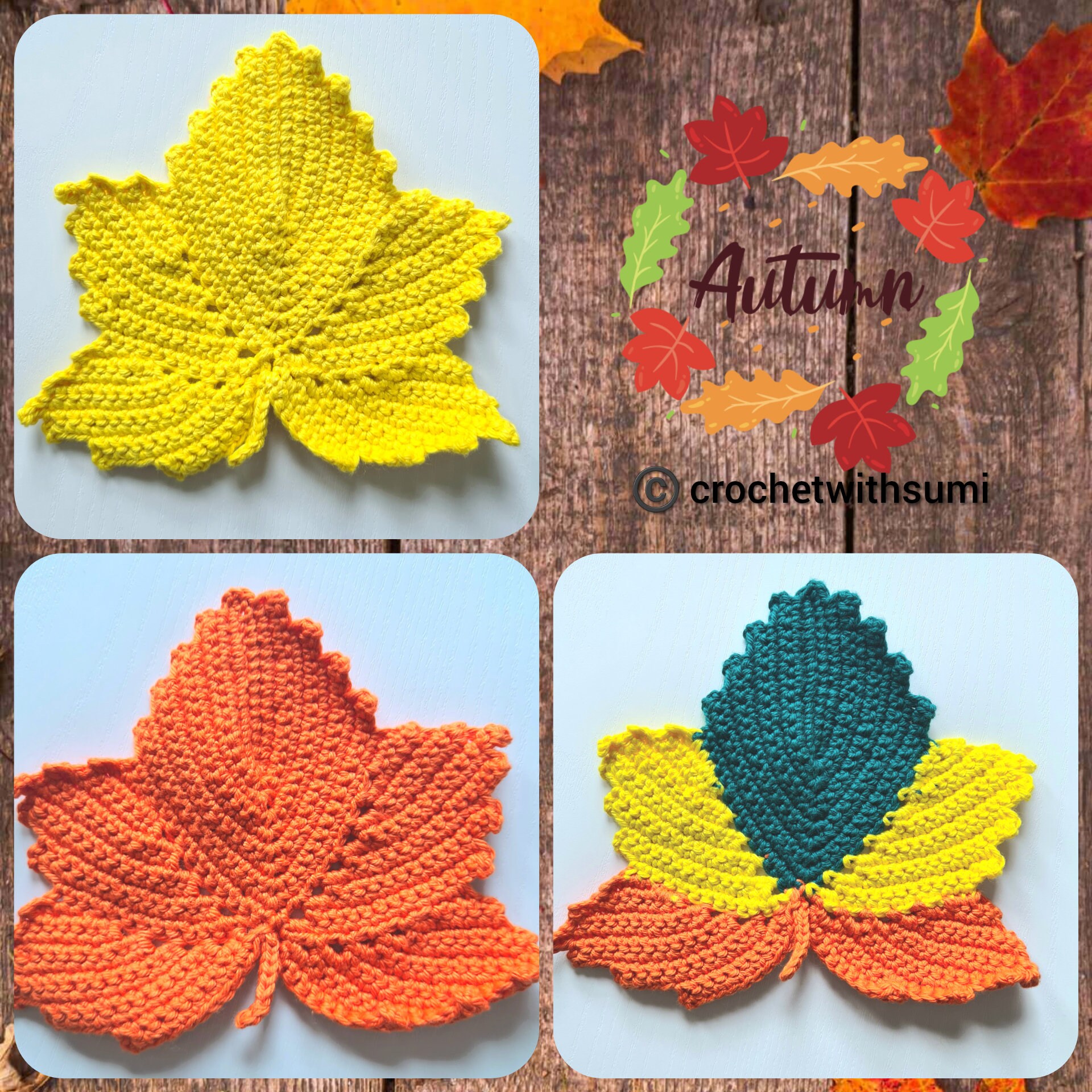Crochet Maple Leaf Written PDF Pattern - Etsy