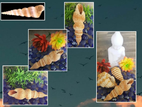 Crochet Screw Seashell - Etsy