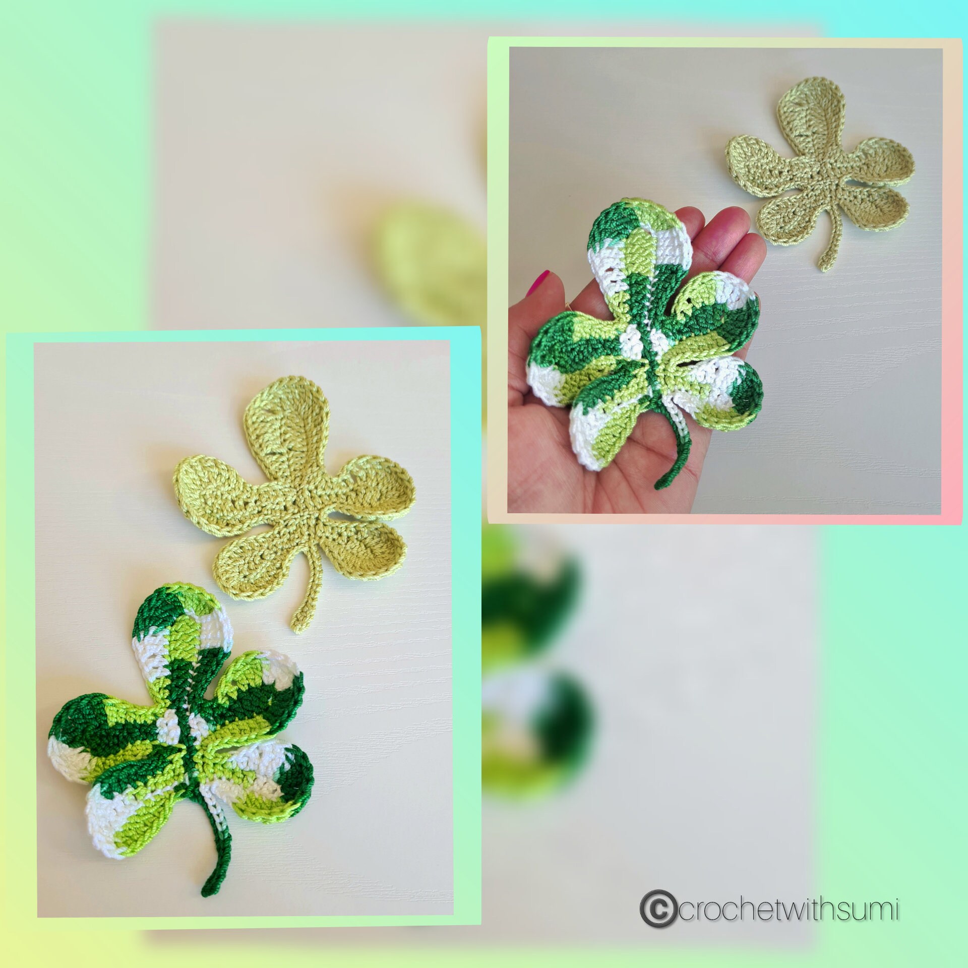 Crochet Fig Leaf Written PDF Pattern - Etsy