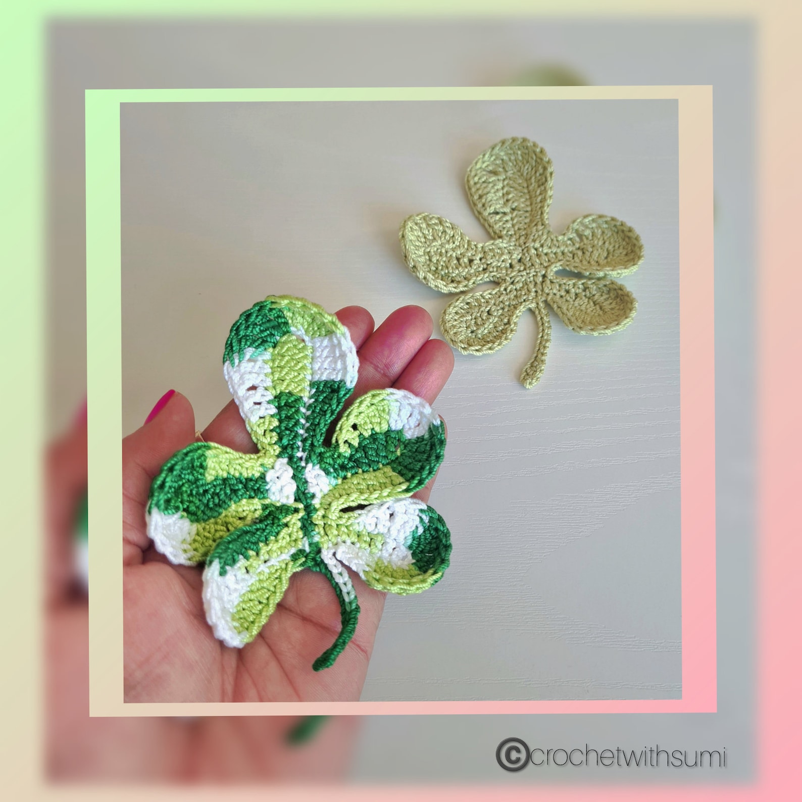 Crochet Fig Leaf Written PDF Pattern - Etsy