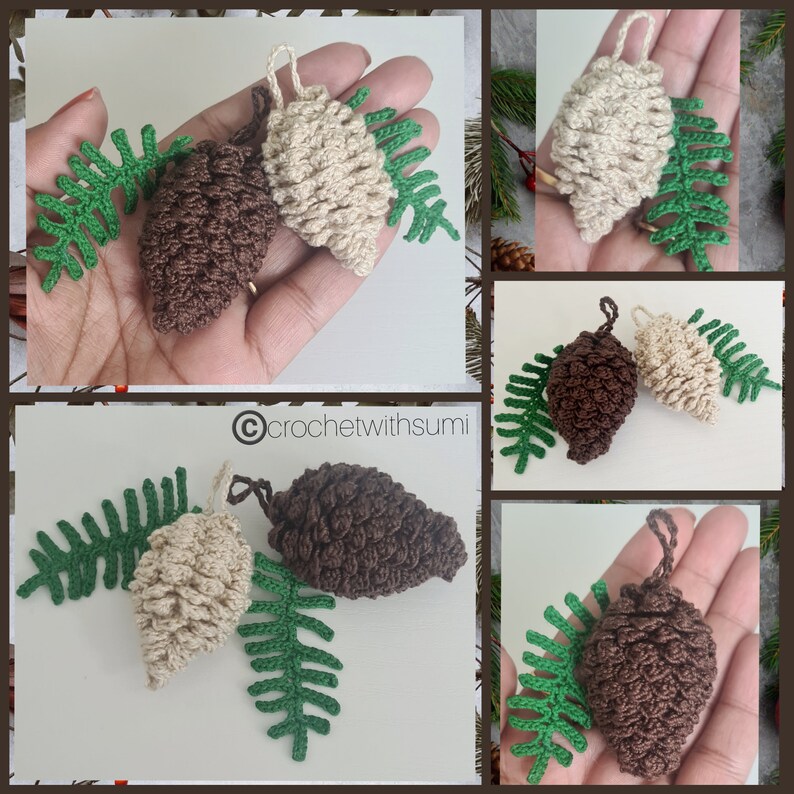 Crochet Pinecone Written PDF Pattern - Etsy