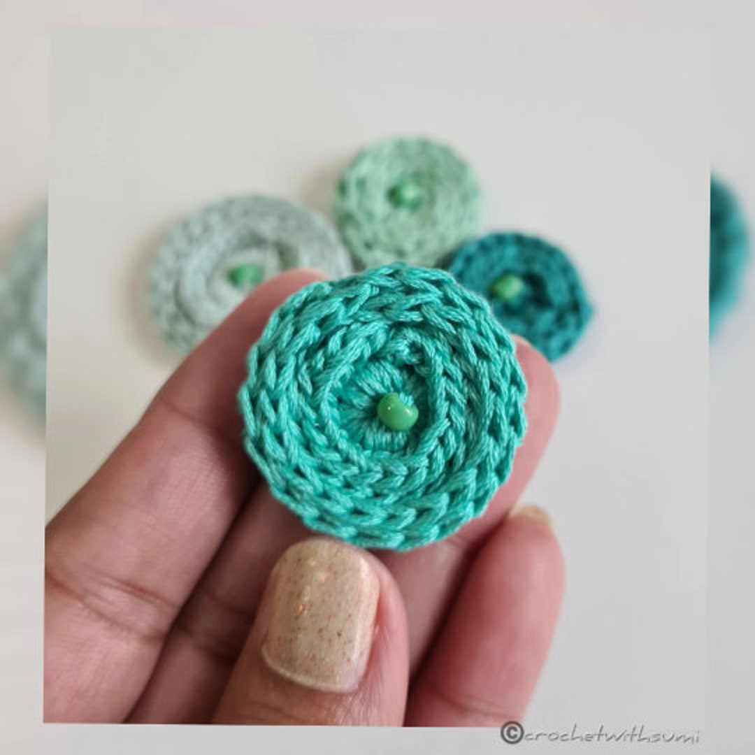 Crochet Berry Button Written PDF Pattern - Etsy