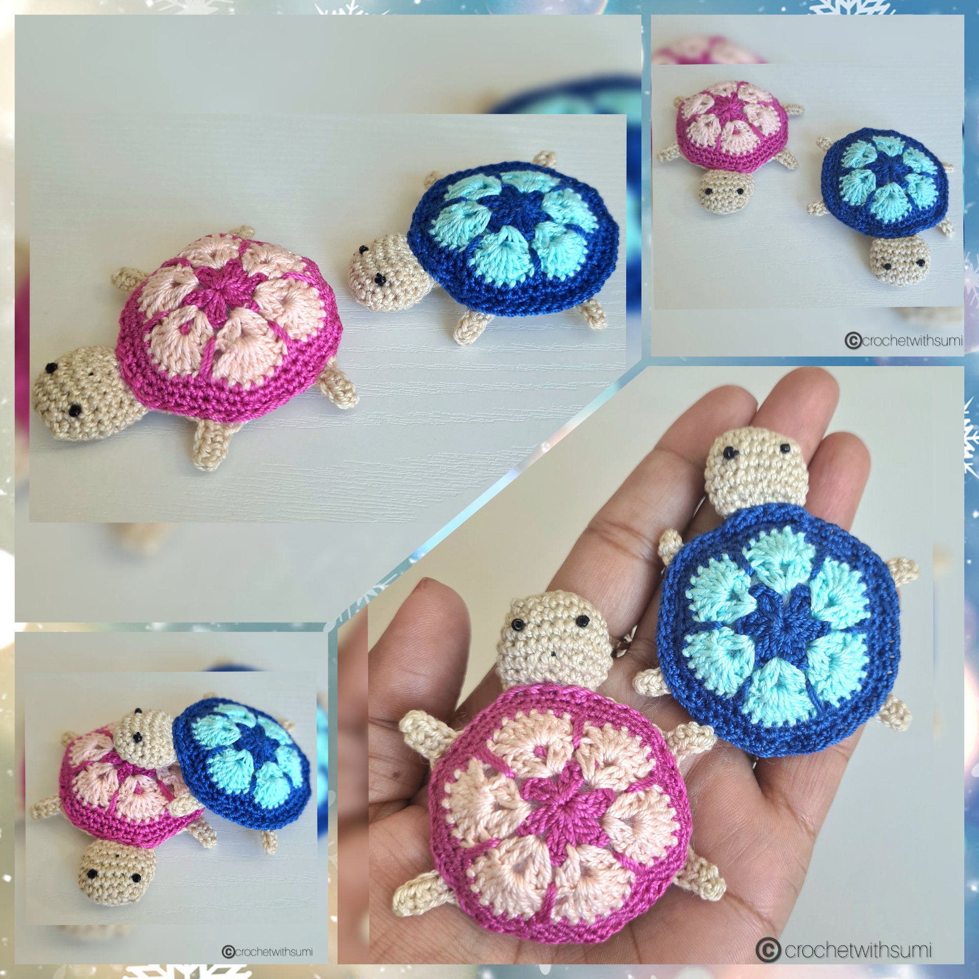 Crochet Turtle Written PDF Pattern - Etsy