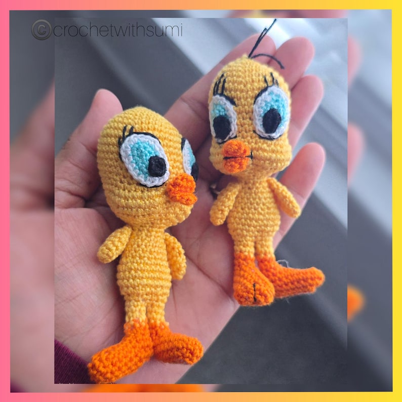 Crochet Tweety Bird Written PDF Pattern - Etsy