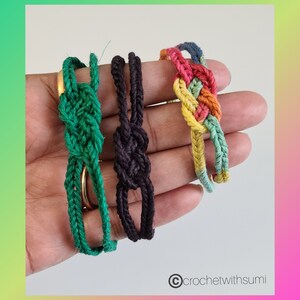 Crochet Fish Bone Cord Bracelet Written PDF Pattern - Etsy