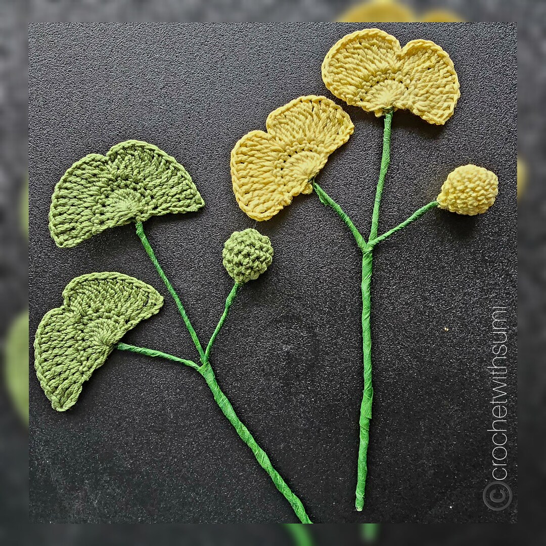 Crochet Ginkgo Leaf Written PDF Pattern - Etsy