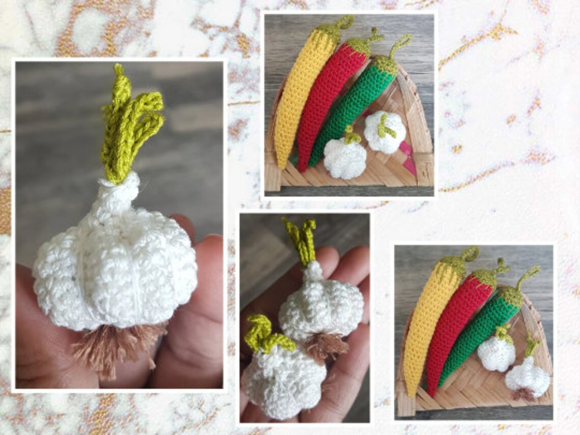 Crochet Garlic Written PDF Pattern - Etsy