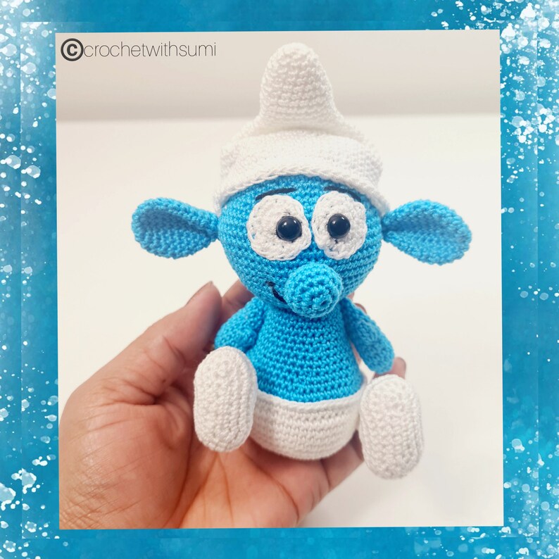 Crochet Smurf Written PDF Pattern - Etsy