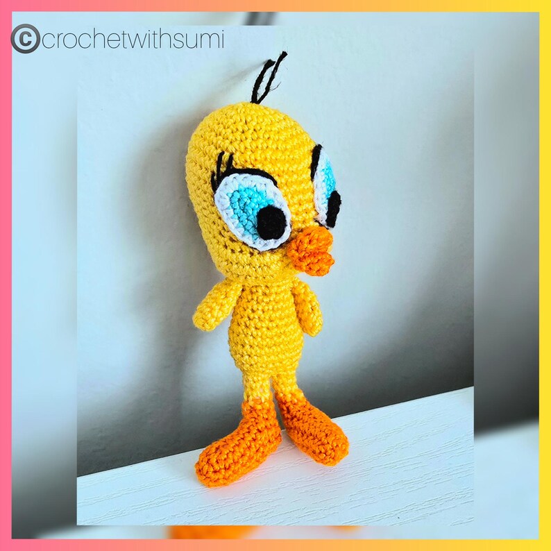 Crochet Tweety Bird Written PDF Pattern - Etsy