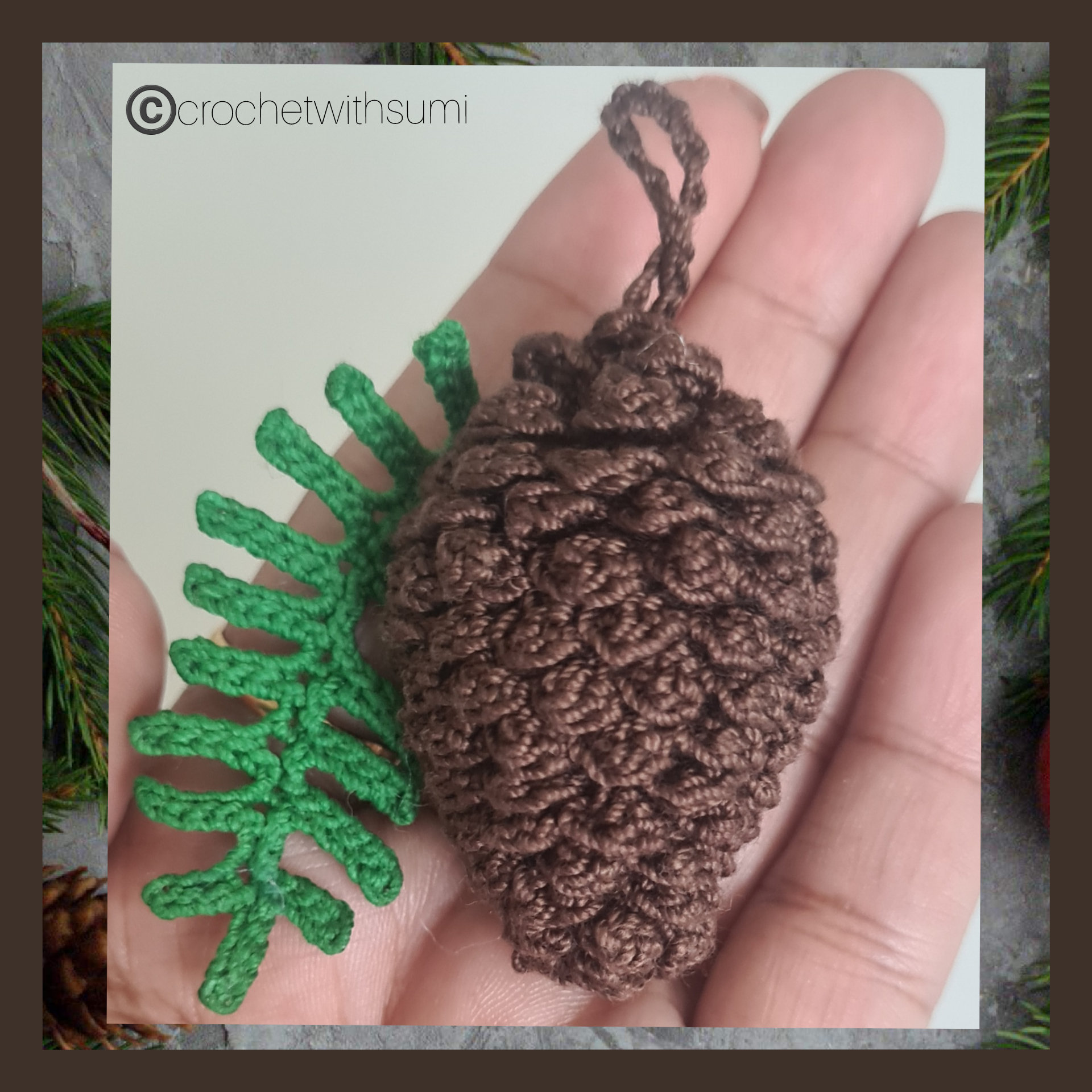Crochet Pinecone Written PDF Pattern - Etsy
