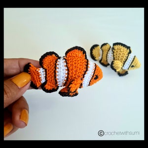 Crochet Clown Fish Written PDF Pattern - Etsy